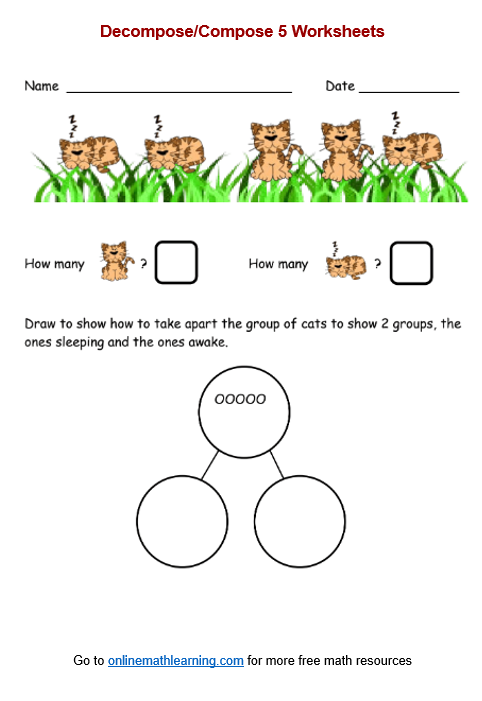 Decompose Worksheets