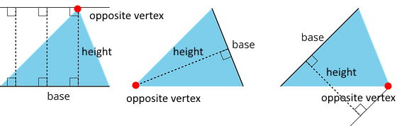 Formula for the Area of a Triangle: Illustrative Mathematics