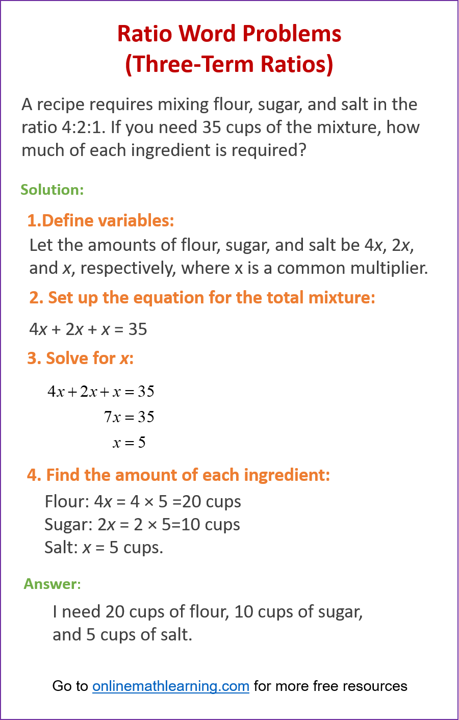 Math Ratio Word Problems Equivalent Ratio Worksheets Math Monks
